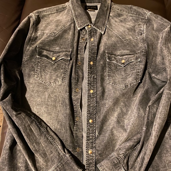 True Religion | Shirts | True Religion Button Down Shirt Full Buttons ...